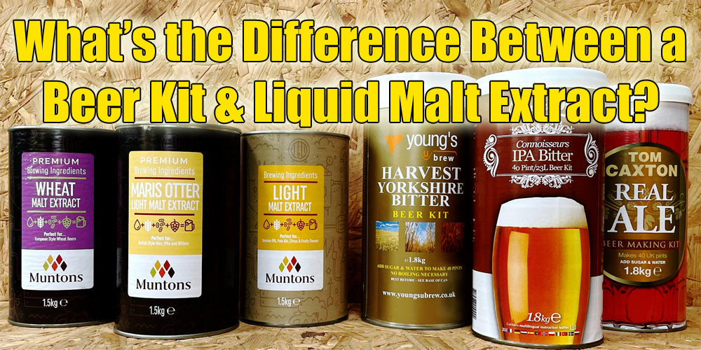 What is the Difference Between Liquid Malt Extract and a Beer Kit.