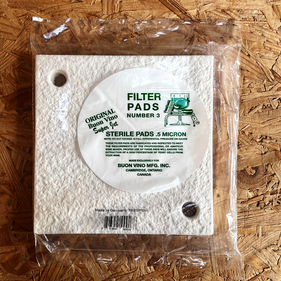 Buon SUPER Jet Filter Pads - Pad 3 - Sterile Pads .5 Micron Filtration ...