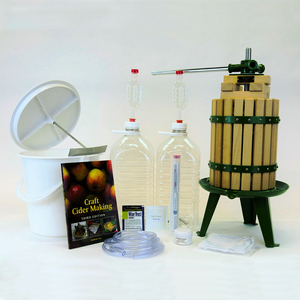 Cider Making Kit with Press, Pulper, Fermentation Equipment For Sale – Brewbitz