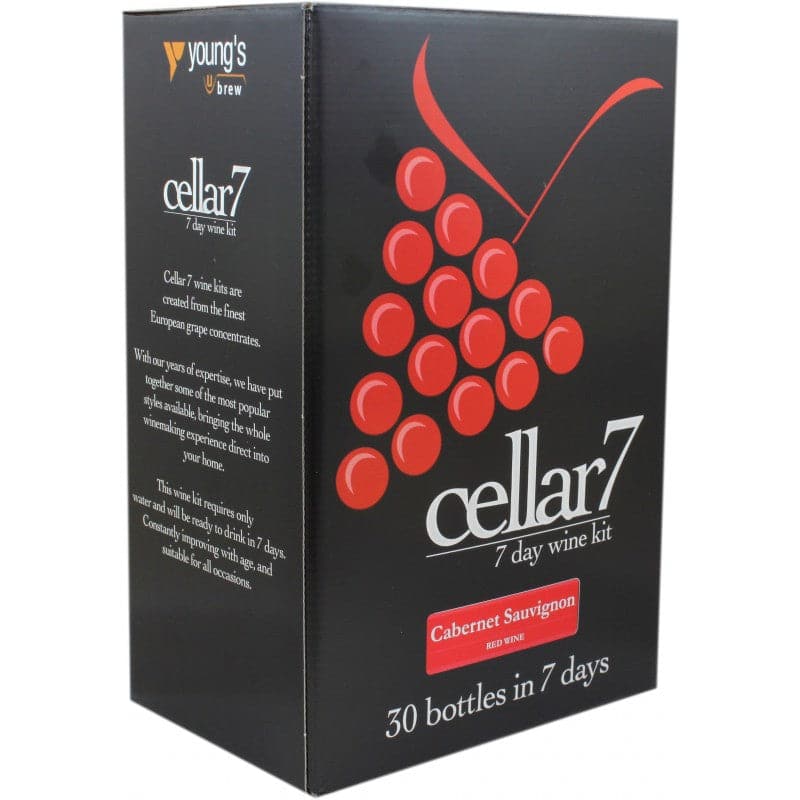 Cellar 7 - Cabernet Sauvignon - 30 Bottle Red Wine Kit for sale – Brewbitz
